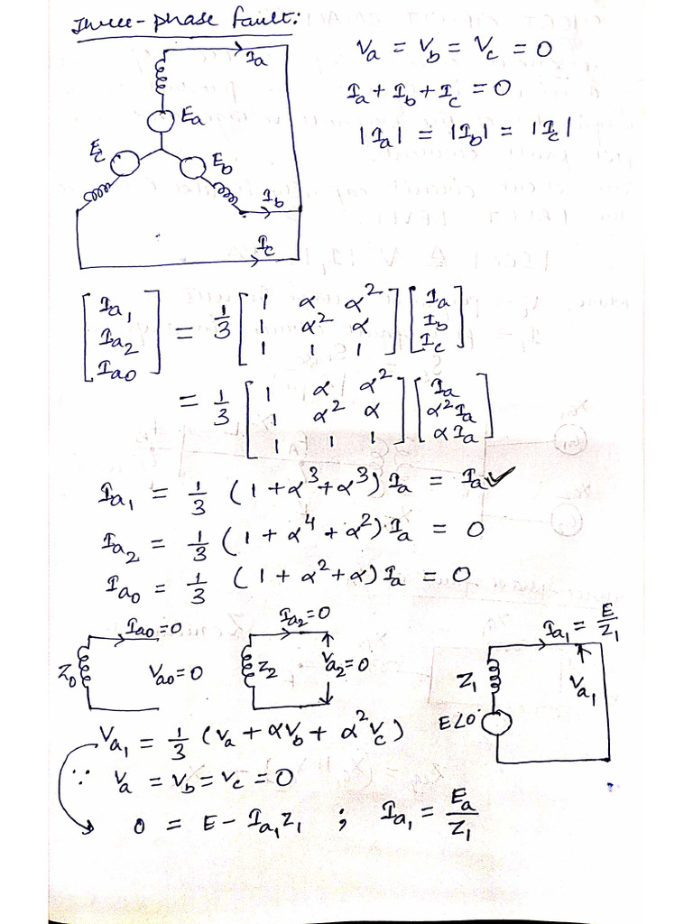 Three Phase and Open Conductor Faults | PDF