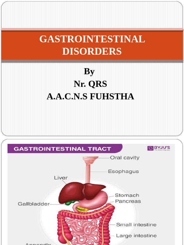 Gastrointestinal Disorders | PDF | Esophagus | Gastroesophageal Reflux ...