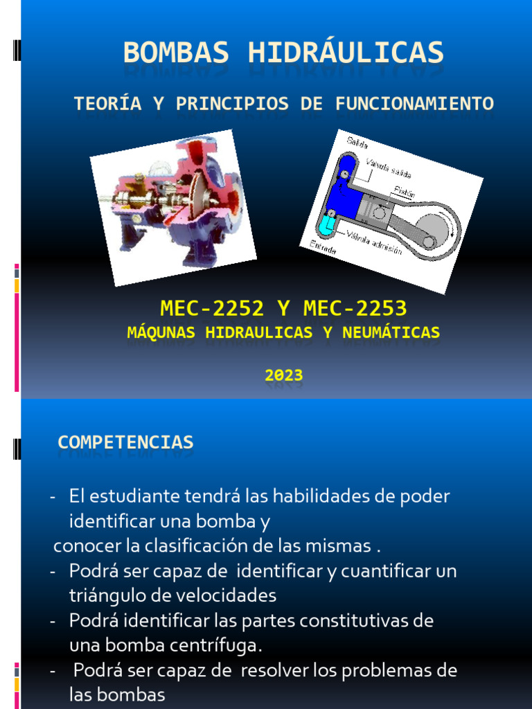 Bombas Hidraulicas | PDF | Bomba | Engranaje