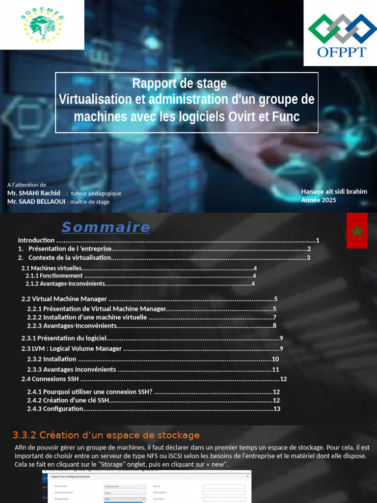 Raport Projet (Autosaved) | PDF | Machine virtuelle | Virtualisation