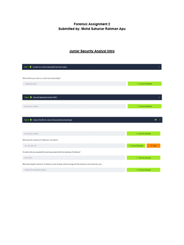 Forensic Assignment | PDF