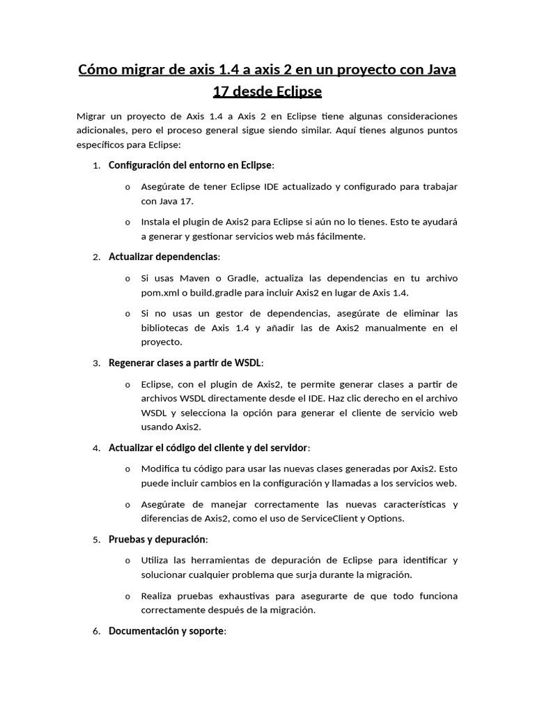 Migrar Axis 1.4 A Axis 2 | PDF