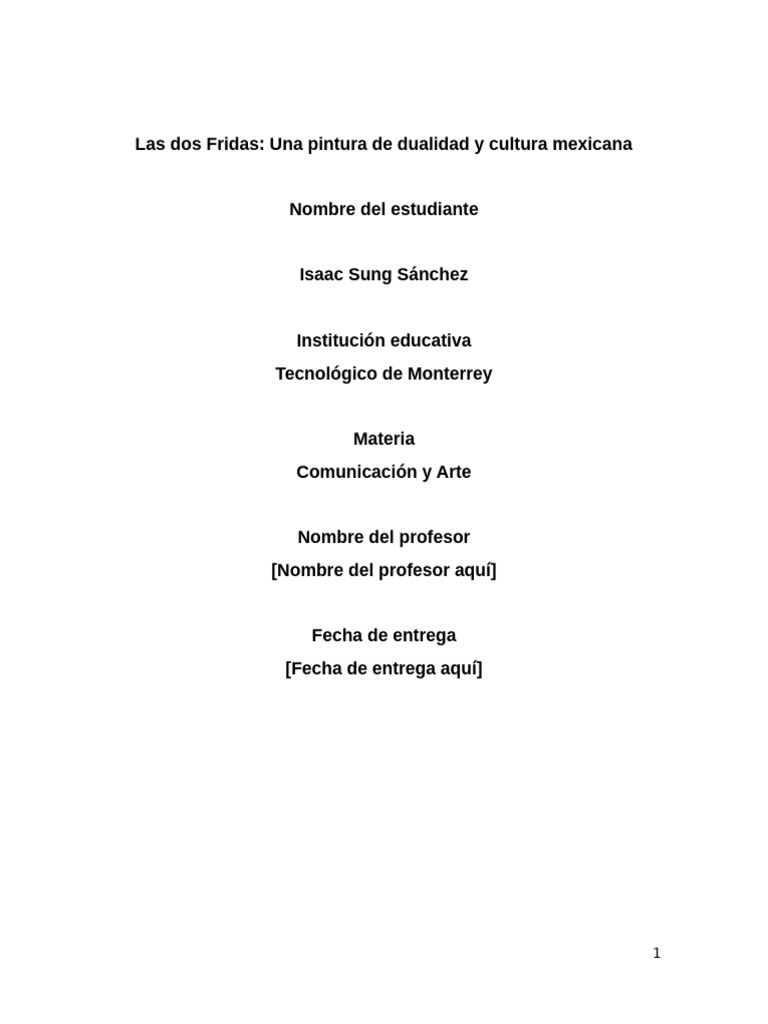 Las Dos Fridas | PDF | México