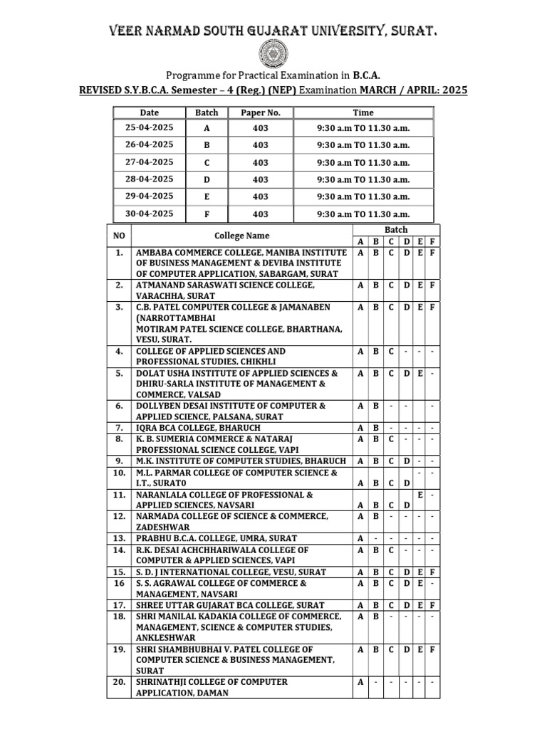 Revised Bca Sem-4 Nep Prac. Prog | PDF