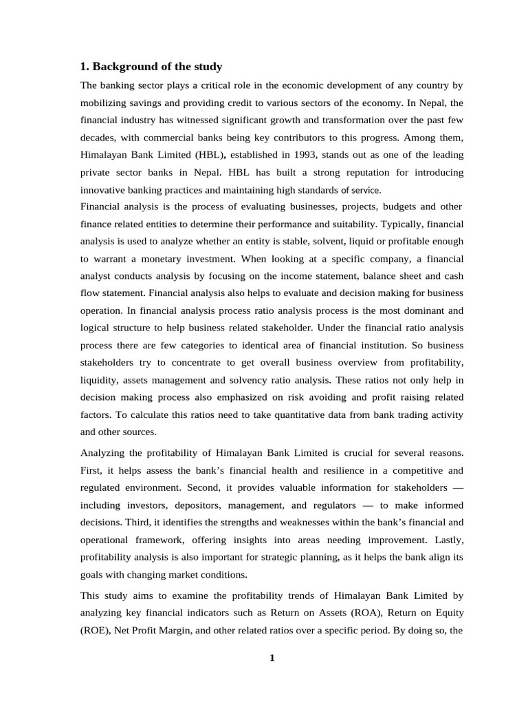 Project Proposal of Ajita Chy (1) (1) | PDF | Banks | Methodology