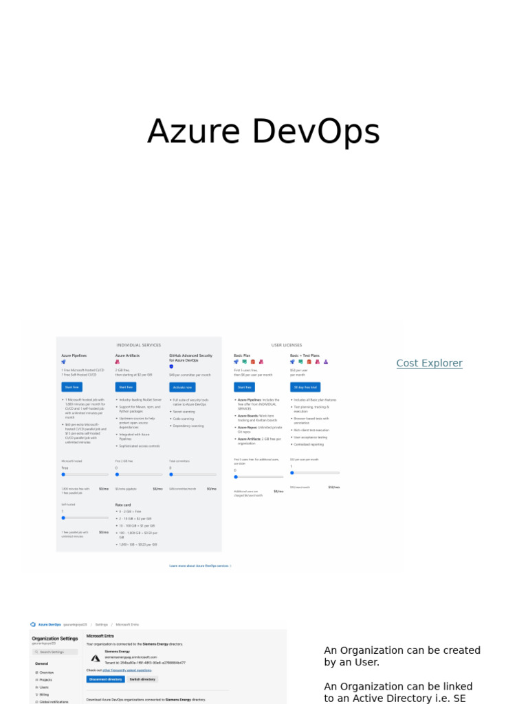 Azure DevOps Overview and Access Options | PDF