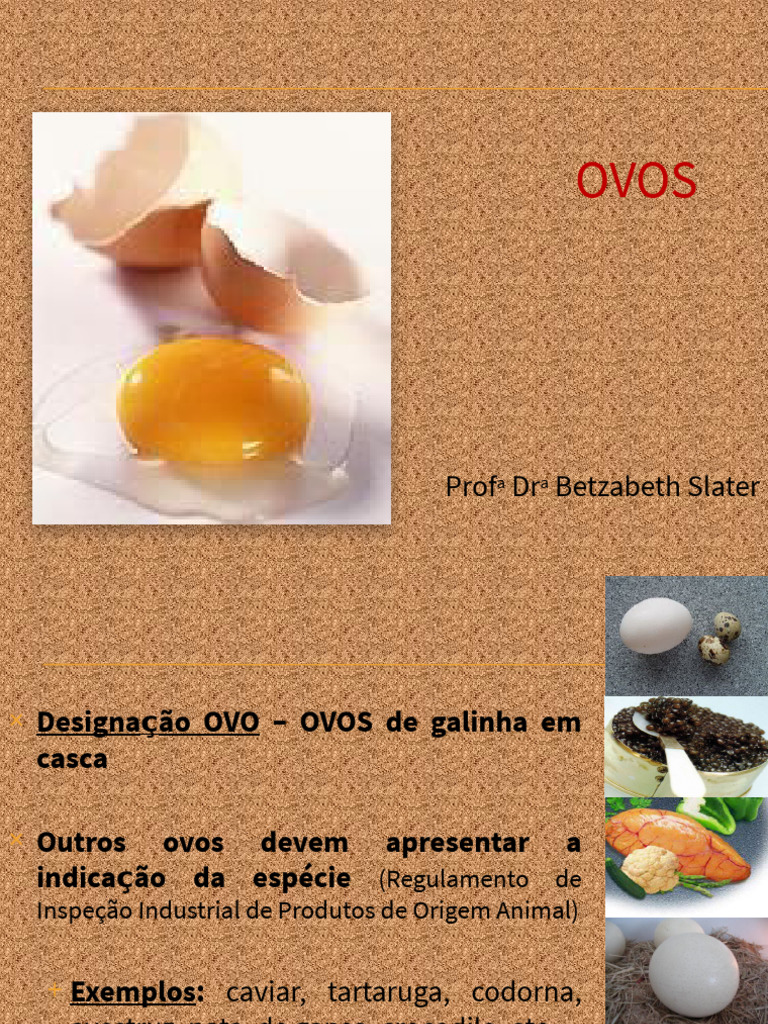 Aula Ovos 2016 | PDF | Ovo | Zoologia