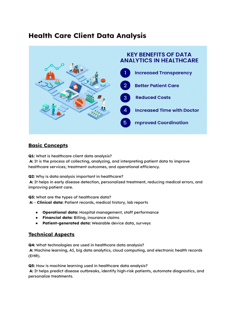 Health Care Client Data Analysis | PDF
