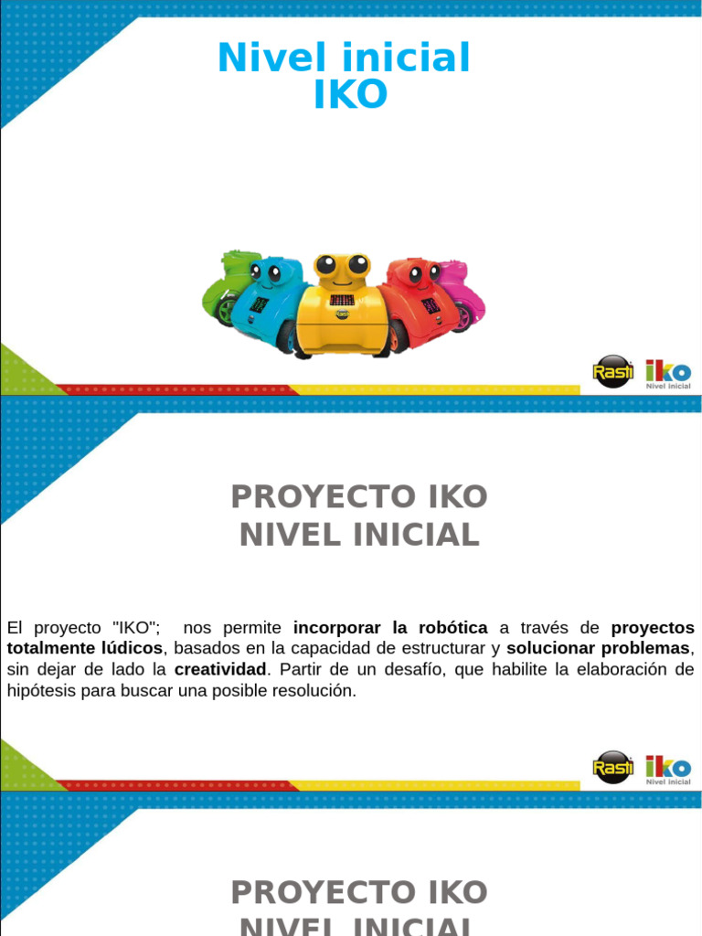 Capacitación IKO Nivel Inicial | PDF | Microcontrolador | Educación de la primera infancia