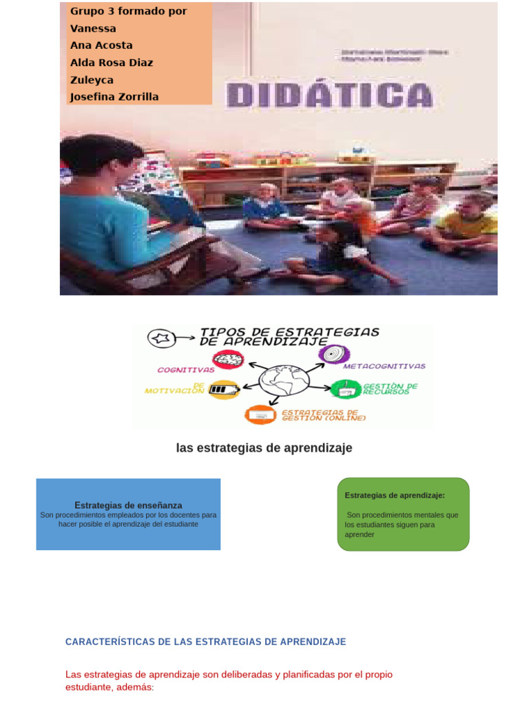 Grupo 2 Didactic A General 2 | PDF | Metacognición | Aprendizaje