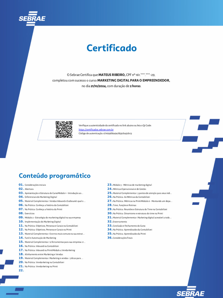 Sebrae | PDF