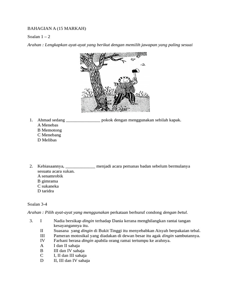 UASA T2 BM(K1) 2024 | PDF