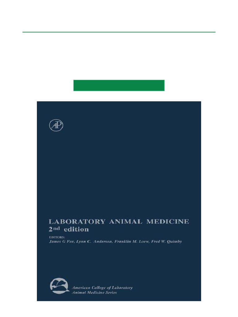 Laboratory Animal Medicine Overview | PDF | Mouse | Animal Testing