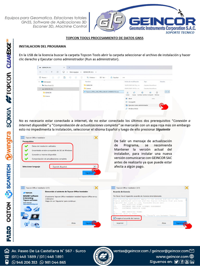 05 - Topcon Tools v9 | PDF | Botón (Computación)