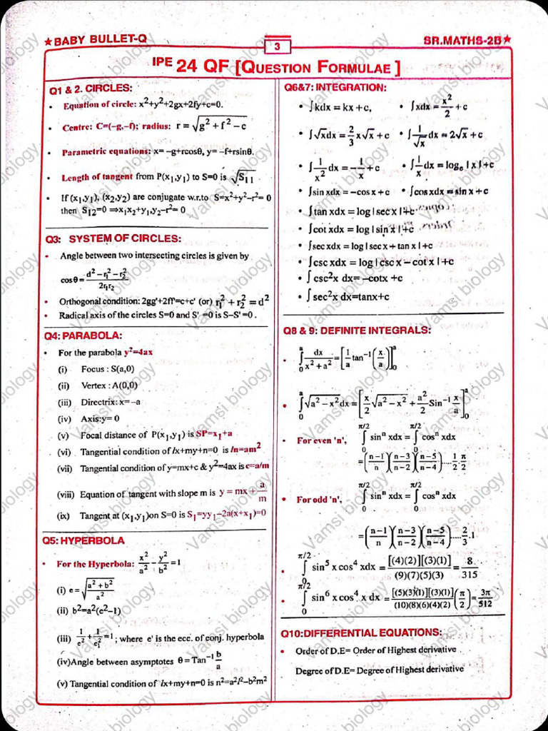 Baby Bullet 2b Maths (Shortened) | PDF