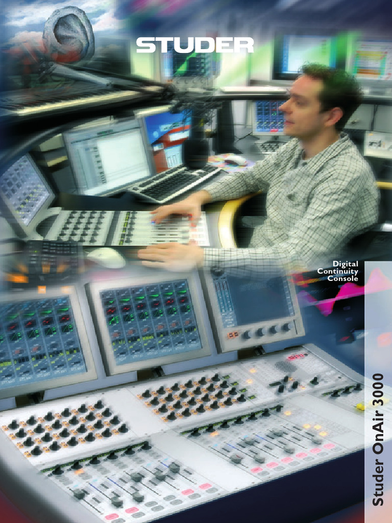 Studer OnAir 3000 Digital Console Overview | PDF | Computer Network ...