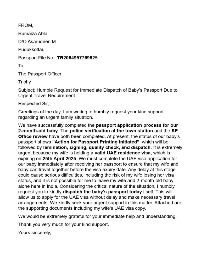 abla request letter | PDF