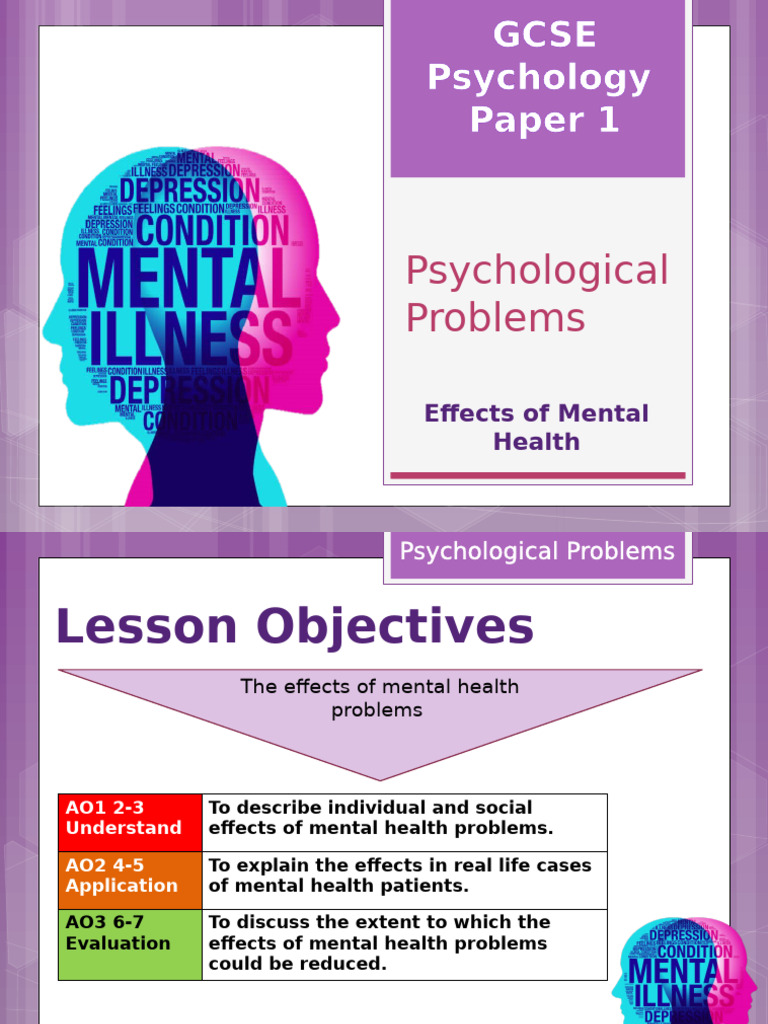 Understanding Mental Health Effects | PDF | Mental Disorder | Mental Health