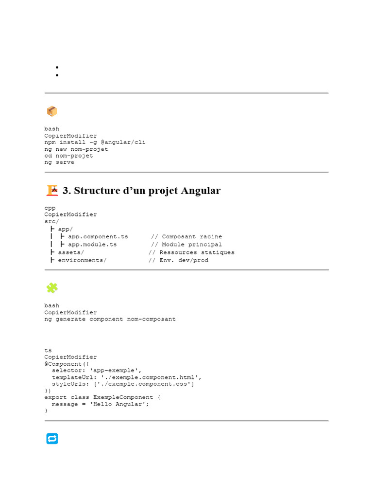 Cours Angular 2025 | PDF