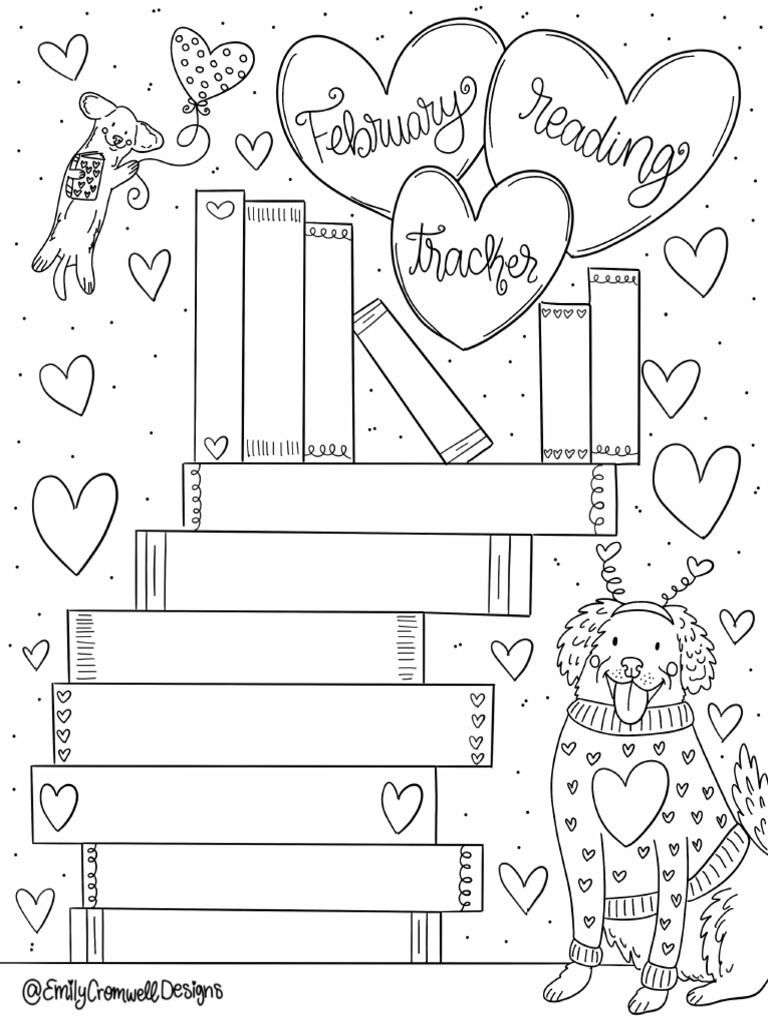 February Reading Tracker Freebie | PDF