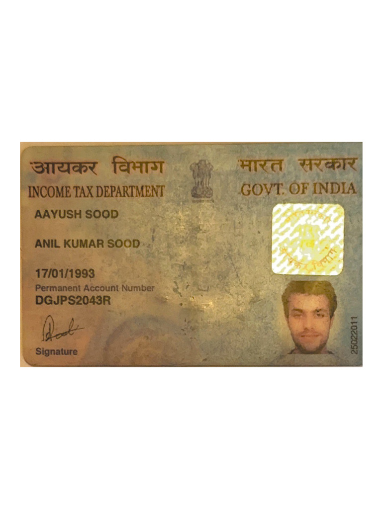 Pan Card | PDF
