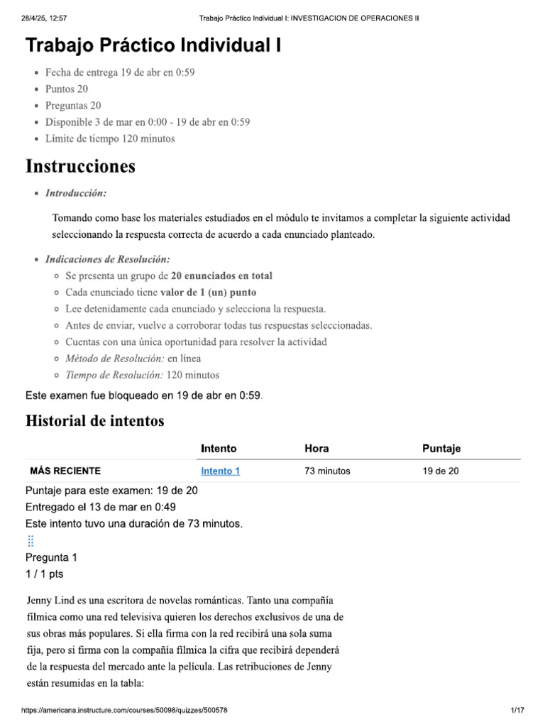 Trabajo Practico 1 | PDF