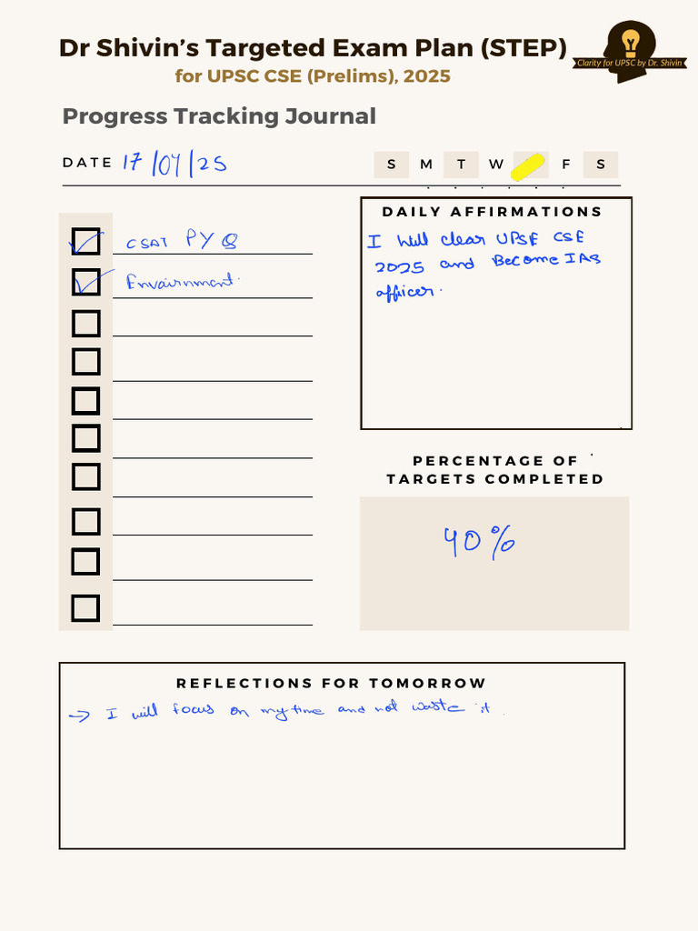 17 April target | PDF