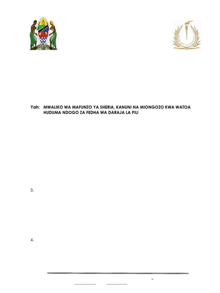 Sekula Sekula Mafunzo DSM | PDF