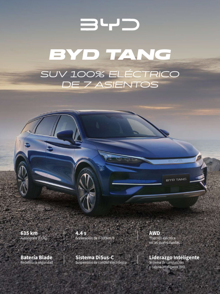 BYD Tang EV Configuration Peru | PDF | Tracción en las cuatro ruedas | Industria automotriz