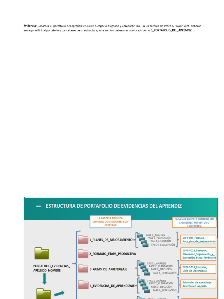 ALUMNO-Modelo de Portafolio de Evidencias | PDF