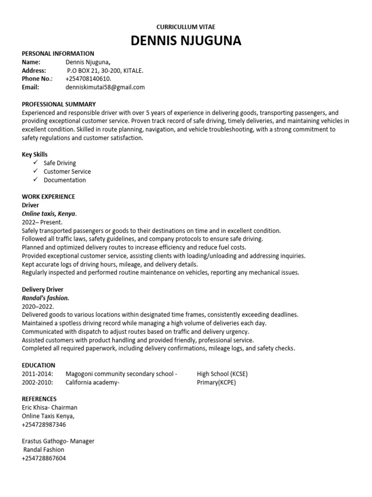 Curricullum Vitae | PDF