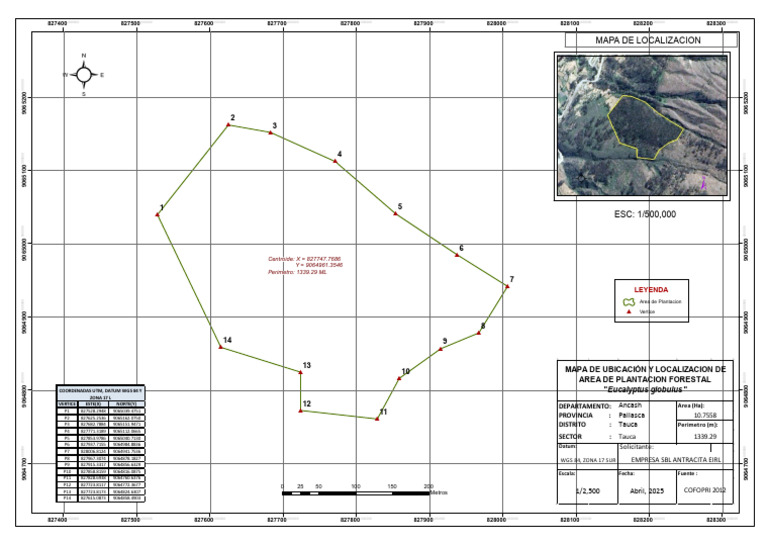 Mapa Ubicacion Tauca | PDF | Geodesia