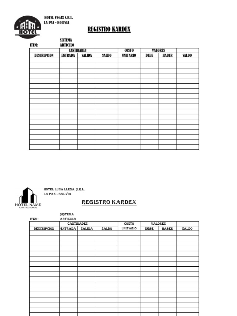 KARDEX | PDF