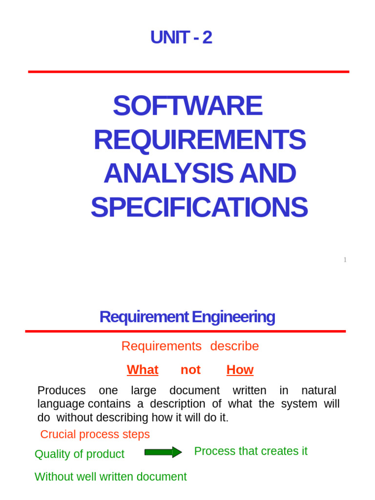 Unit2-1 Software Engineering | PDF | Use Case | Systems Engineering