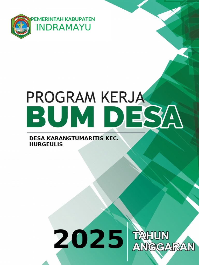 Rencana Program Kerja BUM Desa 2021 | PDF
