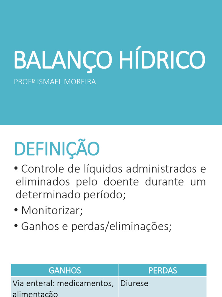 Balanço Hídrico | PDF