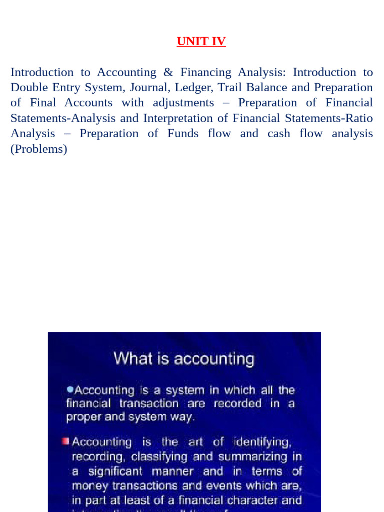 4rth Unit Mefa | PDF | Debits And Credits | Money
