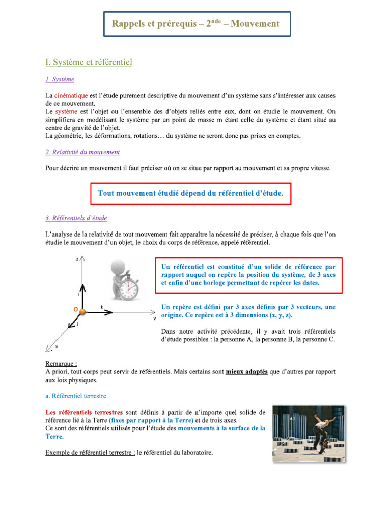 Cours 12 - Forces Et Mouvements | PDF