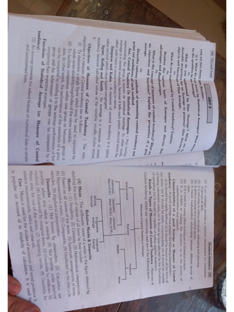 Unit 2 Business Statistics | PDF