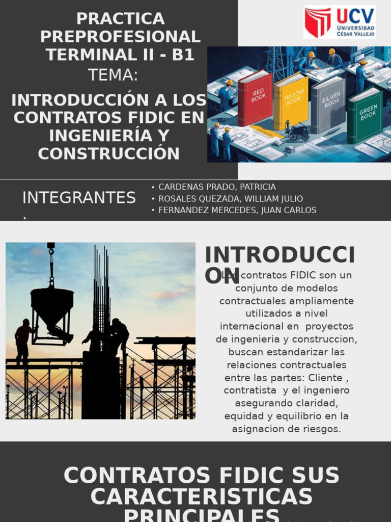 Introducción a Contratos FIDIC | PDF