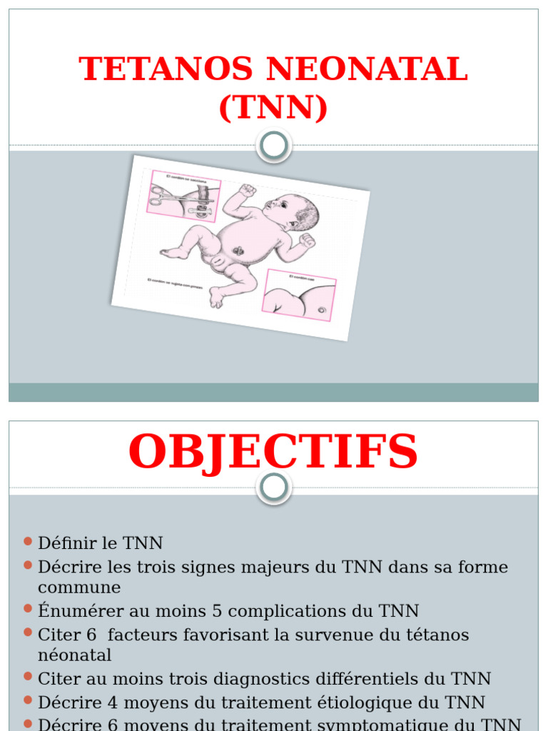 Comprendre le Tétanos Néonatal | PDF | Immunologie | Spécialités médicales