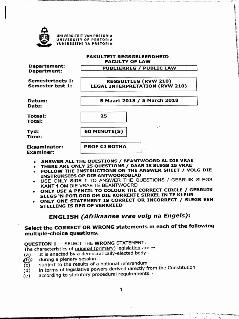 Statutory Interpretation | PDF