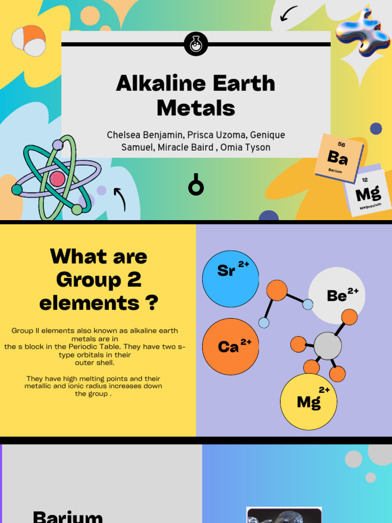 Uses of Group II Elements and Compounds | PDF | Calcium | Magnesium