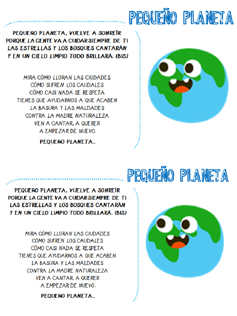 cancion a la tierra | PDF