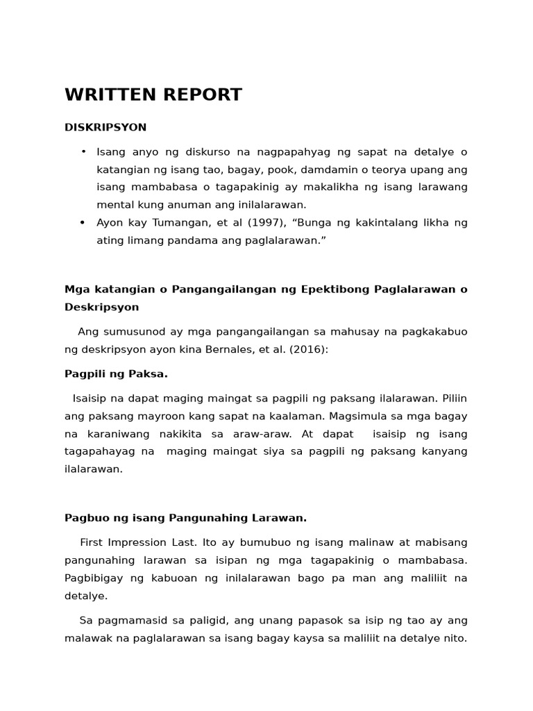 WR J PPT Fili 112 Report | PDF