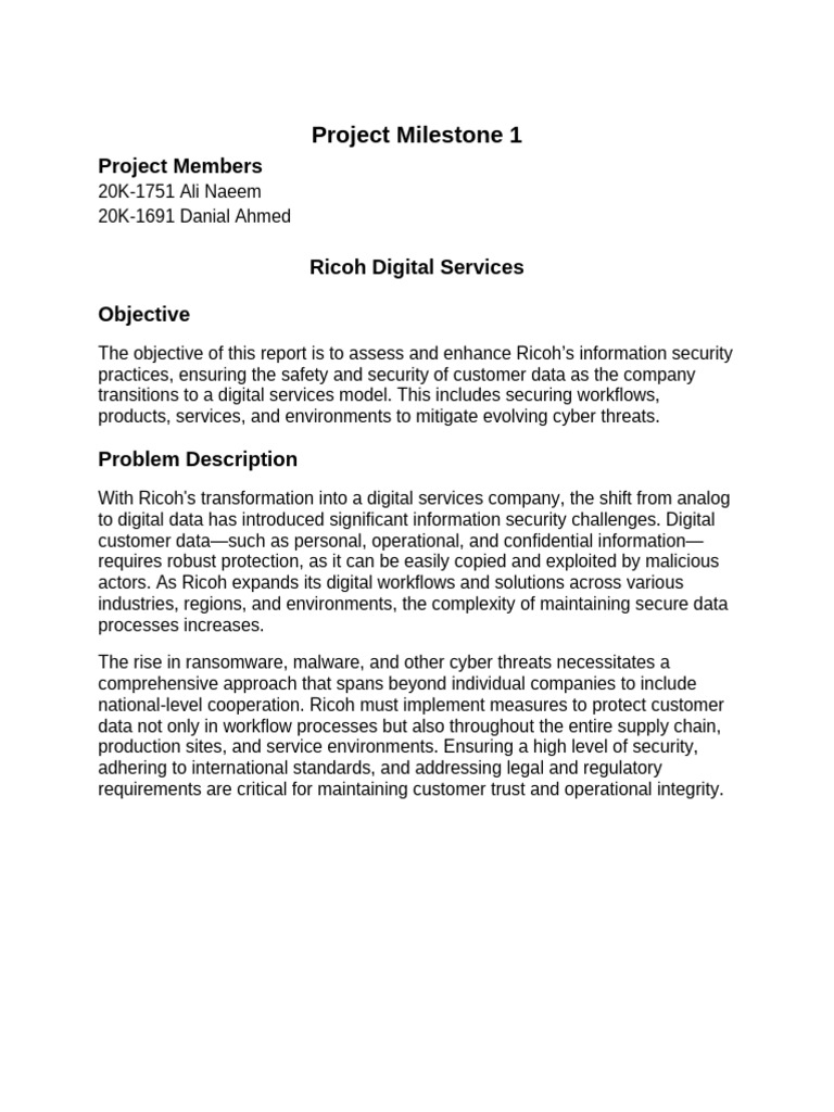 Project Milestone 1 | PDF