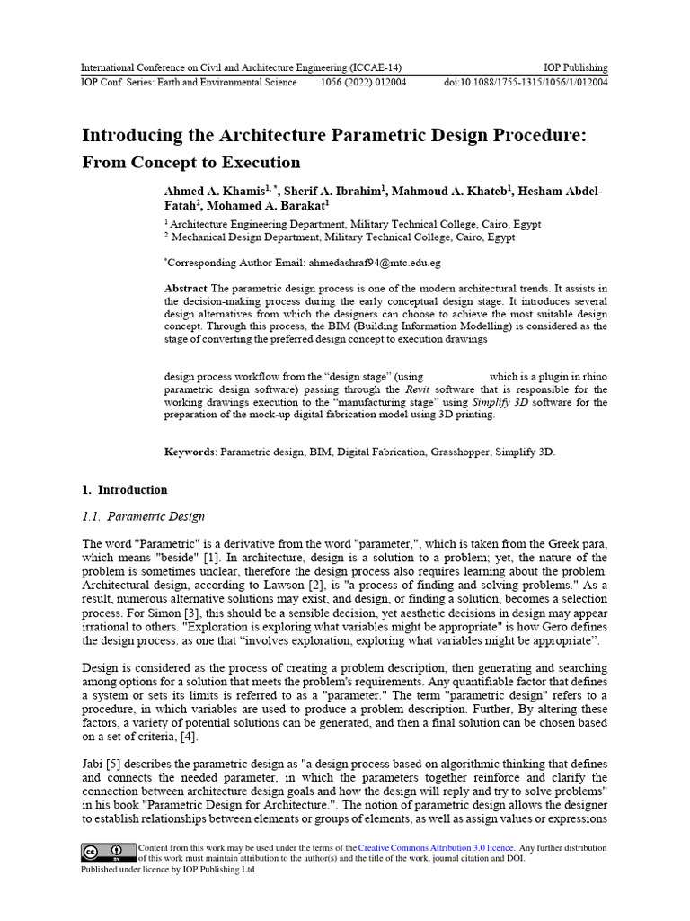 Introducing The Architecture Parametric Design Pro | PDF | Computer Aided Design | Building ...