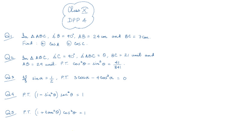 Class 10 - DPP 4 | PDF