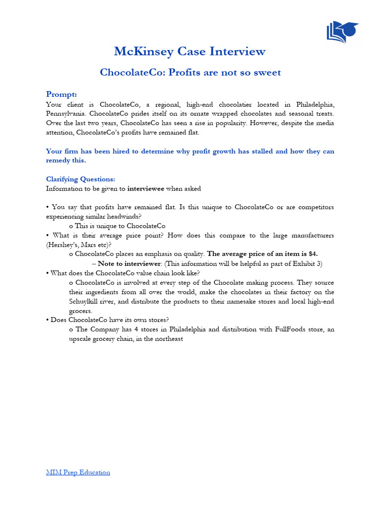 McKinsey Case Study | PDF