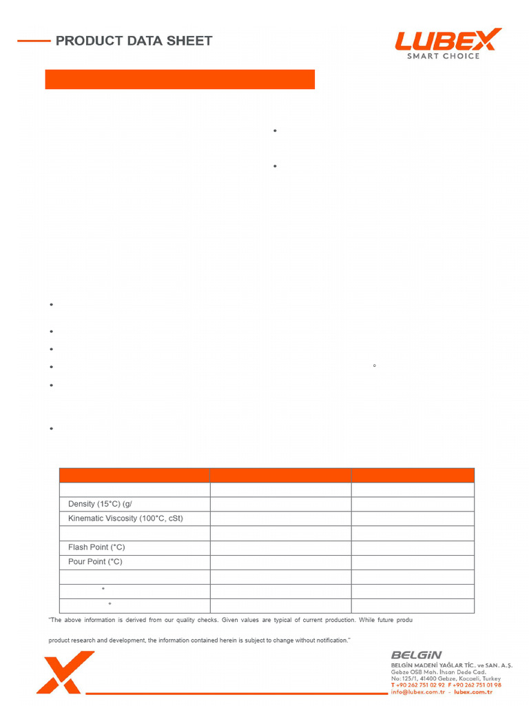 Lubex Robus Pro Ec 15W-40 | PDF | Motor Oil